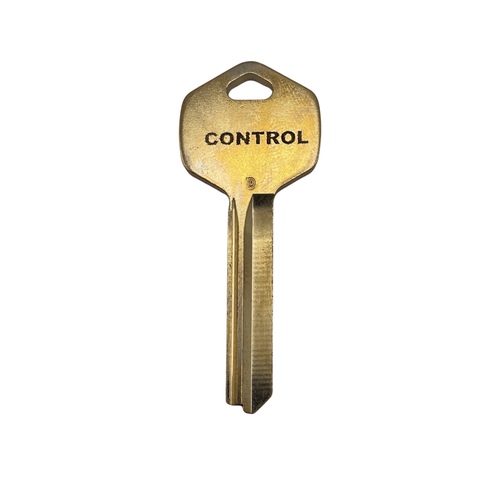 Falcon KB744D SFIC CONTROL Key Blank, Plain Both Sides, D Keyway