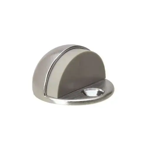 IVES FS13 US26D Floor Dome Stop, Heavy Duty Cast with Gray Bumper, Base ...