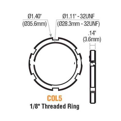 GMS COL5-1 Threaded Ring