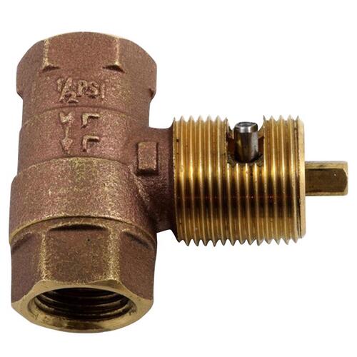 Blue Flame BVL2S Quarter-Turn Straight Valve 1/2" Brass