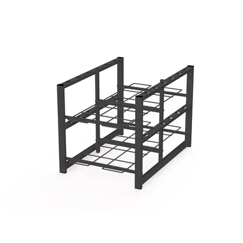 WM Display Group 9276 Display Rack 28.25" H X 28.22" W X 45" L Black ...