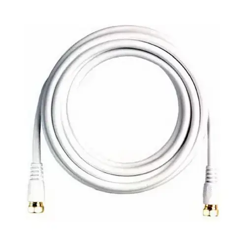 AUDIOVOX VH603WHRV1 RG6 Coaxial Cable, White, 3-Ft. Buy Now