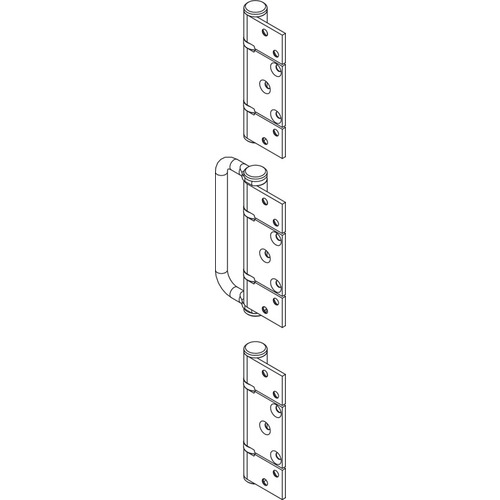Hafele 943.34.136 Non-Mortise Offset Hinge/Handle Set, HINGE SET O/SET ...