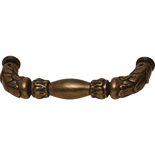 Hafele 12587131 Handle Zinc 75 88 X 30 Mm Artisan Collection Antique Brass 3 Ctc Brass