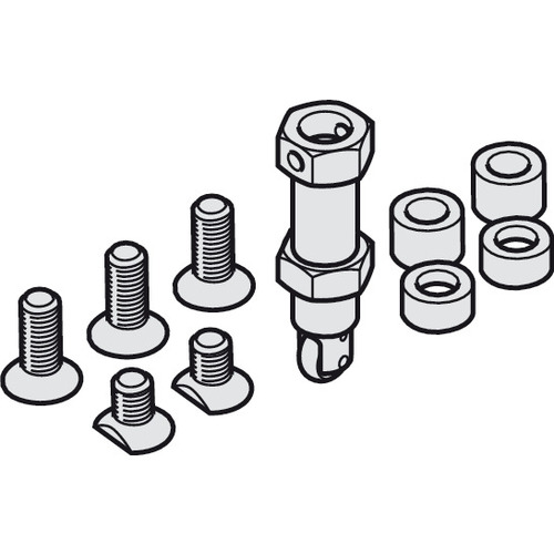 Hafele 940.40.039 Lower Guide, Spring-loaded for single guide track ...