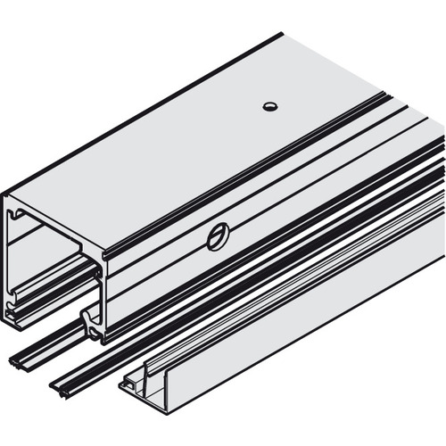 Hafele 940.83.625 Running track set, for ceiling installation ...