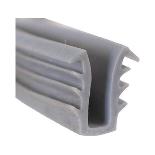 Prime-Line P 7738 Glazing Channel, Gray Vinyl, 1/4, 5/32 - 3/16-In.