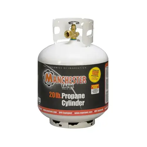 Manchester Tank 10504 20 Lb. Capacity Steel DOT Vertical LP Propane ...