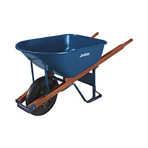 AMES COMPANIES, THE M6T22 Professional Wheelbarrow, Heavy-Duty Steel, 6 ...