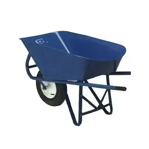 WELLMADE WLMD CORP MILLER Y5 STEEL Contractor-Grade Wheelbarrow, Steel ...