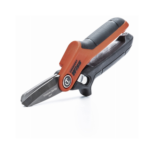 Wiss CW7T Tradesman Utility Shears, Spring-Loaded Blades, Titanium ...