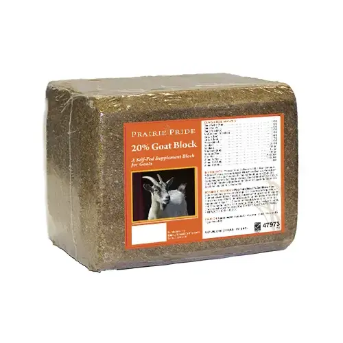 Prairie Pride 47973 Goat Block, 20-Percent, 33-Lb. Buy Now