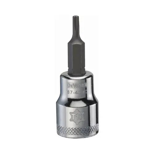 DEWALT DWMT87404OSP Torx Bit Socket, T10 Tip, 3/8 in Drive, Polished ...