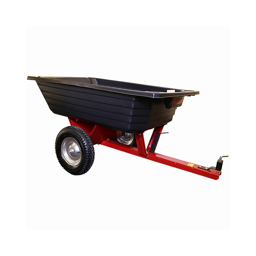 Precision Products LCP1000 Poly Dump Cart, 10 Cu. Ft., 650-Lb. Capacity
