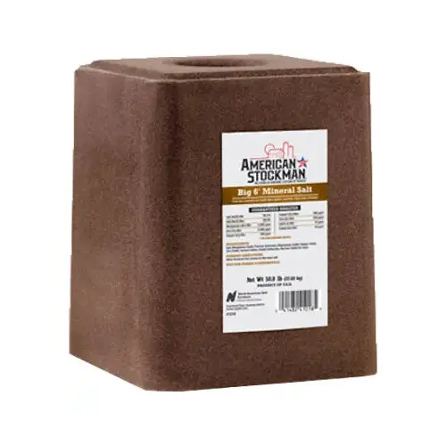 COMPASS MINERALS 2274742 Big 6 Trace Mineral Block Ag Salt, 50-Lbs. Buy Now