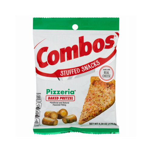 Combos 568920 MMM42006 Pizzeria Snacks, Pizza Flavor, 6.3 oz Bag