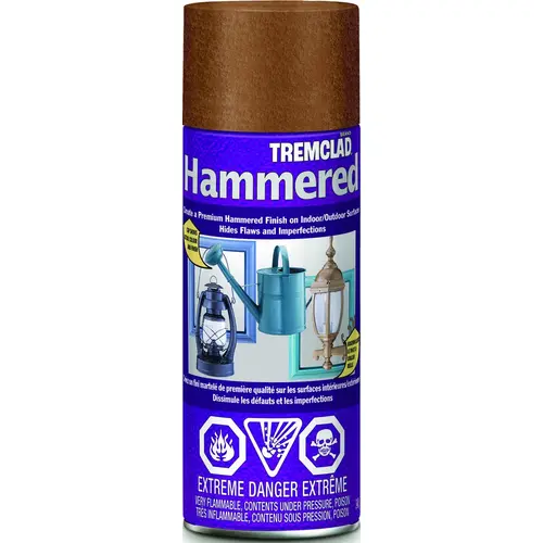 Rust-Oleum 595220B522-XCP6 TREMCLAD Spray Paint, Hammered Gloss, Bronze ...