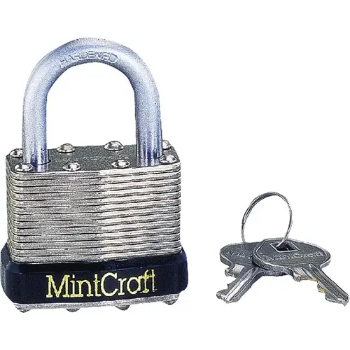 ProSource HD00034-3L Padlock, Keyed Alike Key, Standard Shackle, 1/4 (6 ...