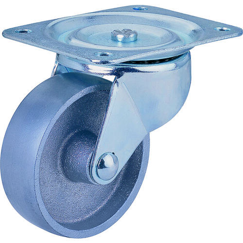 ProSource JC-S08 Swivel Caster, 4 in Dia Wheel, 1-1/4 in W Wheel, Steel ...