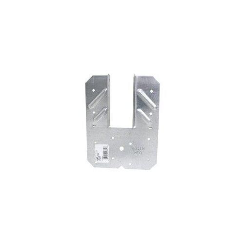 MiTek RT16A Double Hurricane Tie, 5 in W, 6-1/2 in H, Steel, G30 Galvanized