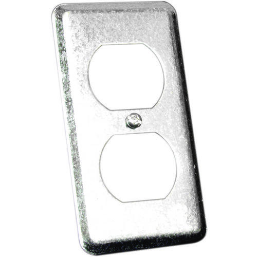 Hubbell 20C1BAR Utility Box Cover, 4 in L, 2-1/8 in W, Metal Buy Now