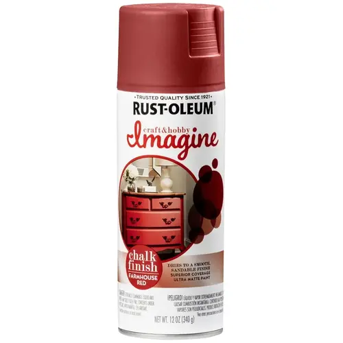 Rust-Oleum 353728 Imagine Craft & Hobby Spray Paint, Chalk, Farmhouse ...