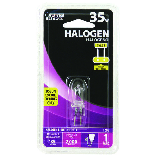 Feit Electric BPQ35T4/JCD/RP BULB HALOGEN 2PIN JCD CLR 35W