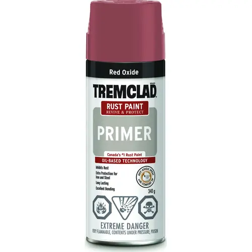 Rust-Oleum 274102522 TREMCLAD Rust Primer Spray, Red Oxide, 340 g Buy Now
