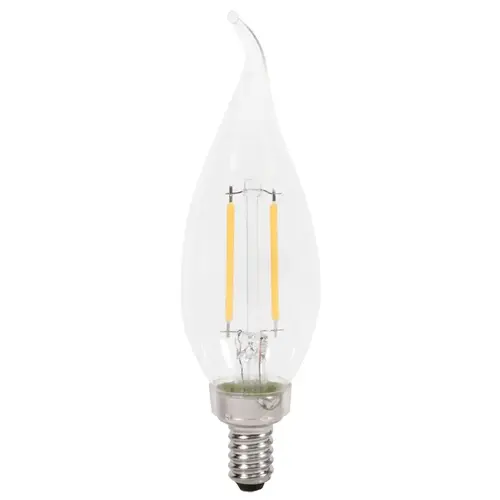 Sylvania 40855 Natural LED Bulb, Decorative, B10 Bent Tip Lamp, 25 W ...