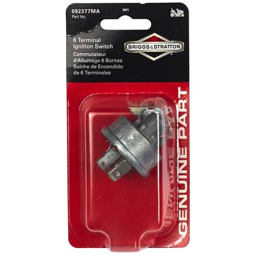 Briggs & Stratton 5411K Ignition Switch, 6-Terminal, For: Engines