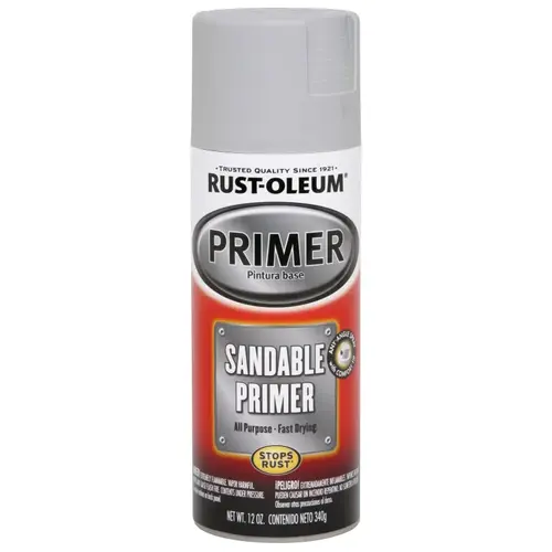 Rust-Oleum 252472 Sandable Primer, 12 oz, Gray Buy Now