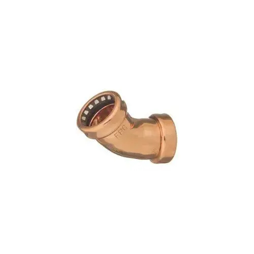 EPC 10170760 906 Series Pipe Elbow, 1/2 in, 45 deg Angle, Copper, 200 ...