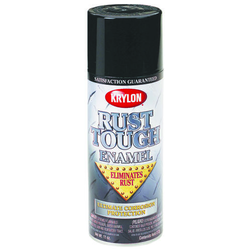 KRYLON K09200007 Rust-Preventative Enamel Paint, Gloss, White, 12 oz, Can