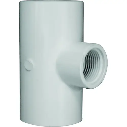 Lasco 435870 402167BC Reducing Pipe Tee, 1-1/4 x 3/4 in, Slip x FIP ...