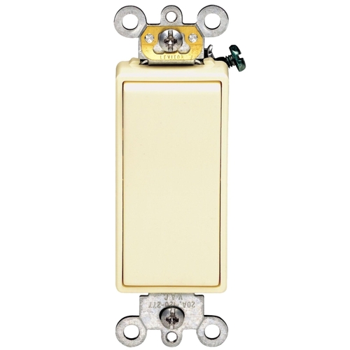 Decora S11-05621-2IS AC Quiet Rocker Switch, 20 A, 120/277 V, Back Wire ...