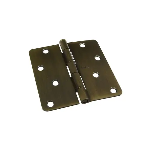 National Hardware N830-174 Door Hinge, 4 in H Frame Leaf, Cold Rolled ...