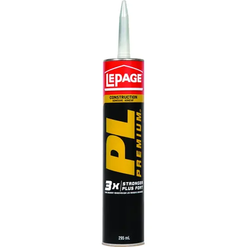 LePage 1403221 PL Premium Construction Adhesive, Tan, 295 mL Cartridge ...