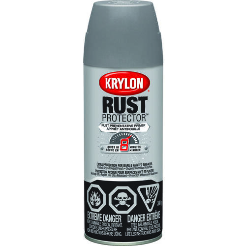 KRYLON 469038000 Rust Protector Rust Preventative Primer, Gray, 12 oz ...