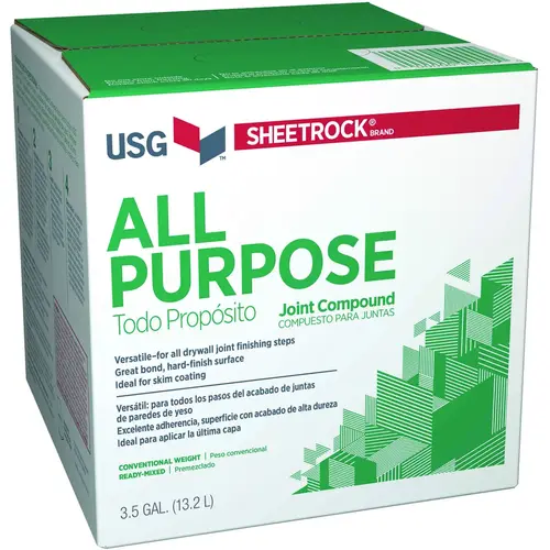 USG 380122048 Sheetrock All-Purpose Joint Compound, Paste, Off-White, 3 ...