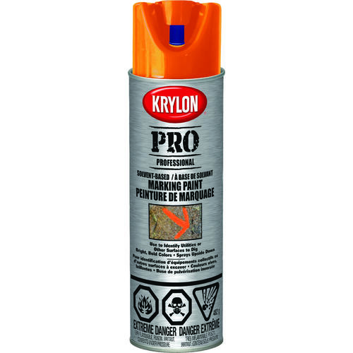 KRYLON 458540000 Professional Marking Paint, Fluorescent Orange, 15 oz ...