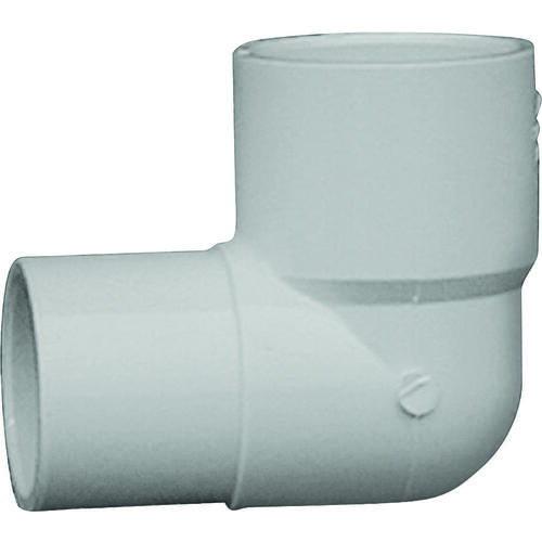 Lasco 409010BC Street Pipe Elbow, 1 in, Spigot x Slip, 90 deg Angle ...