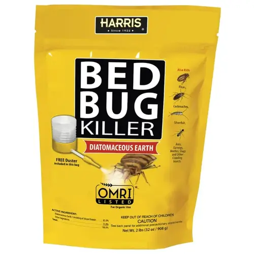 Harris HDE-32P Bed Bug Killer, Powder, 32 oz White Buy Now
