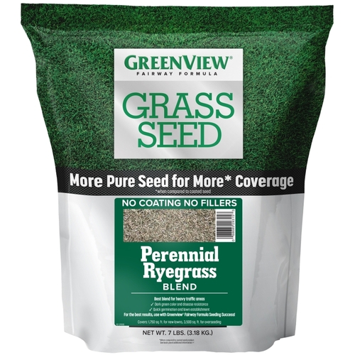 GreenView 28-29315 Perennial Ryegrass Blend Grass Seed, 7 lb
