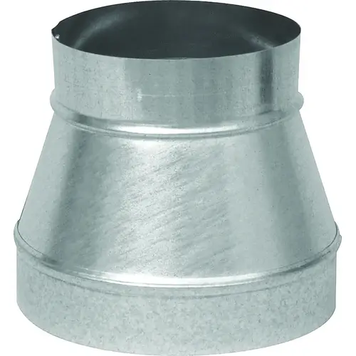 IMPERIAL GV1199 Stove Pipe Reducer, 6 x 4 in, 26 ga Thick Wall, Black ...