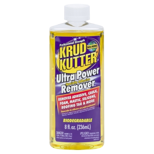 Krud Kutter 302805 Adhesive Remover, Liquid, Citrus, 8 oz