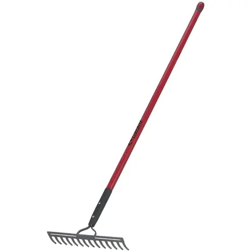 Garant GPCR14 Pro Series Bow Rake, 14 in W Head, 14 -Tine, Steel Tine ...
