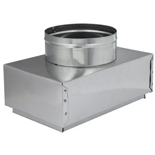 IMPERIAL GVL0094-B Duct Boots, 8 in L, 6 in W, 10 in H, 30 ga Gauge ...