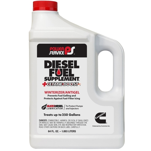 POWER SERVICE 1064-06 Diesel Fuel Supplement Plus Cetane Boost, 64 oz