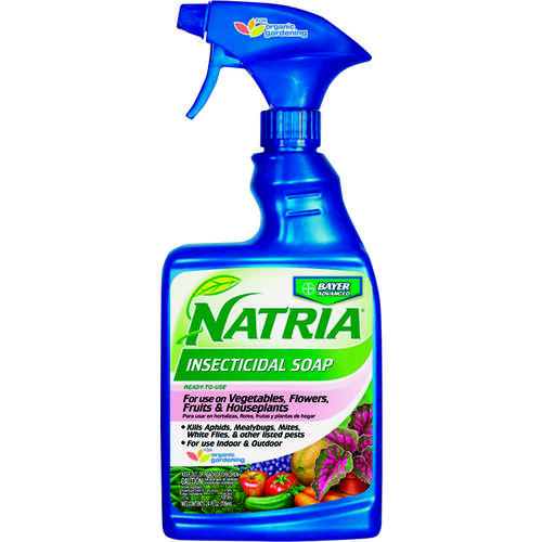 Natria 706230A Insecticidal Soap, Liquid, Spray Application, 24 oz Can