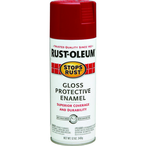 Rust-Oleum 7765-830 STOPS RUST Protective Enamel Spray Paint, Gloss ...